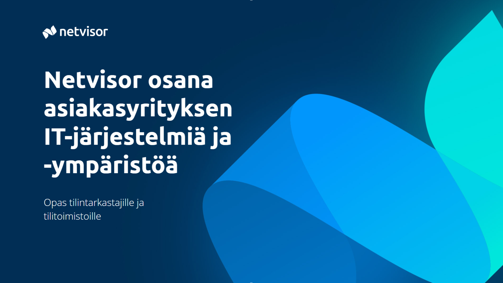 Netvisor osana asiakasyritysten IT-järjestelmiä ja -ympäristöä - Netvisor